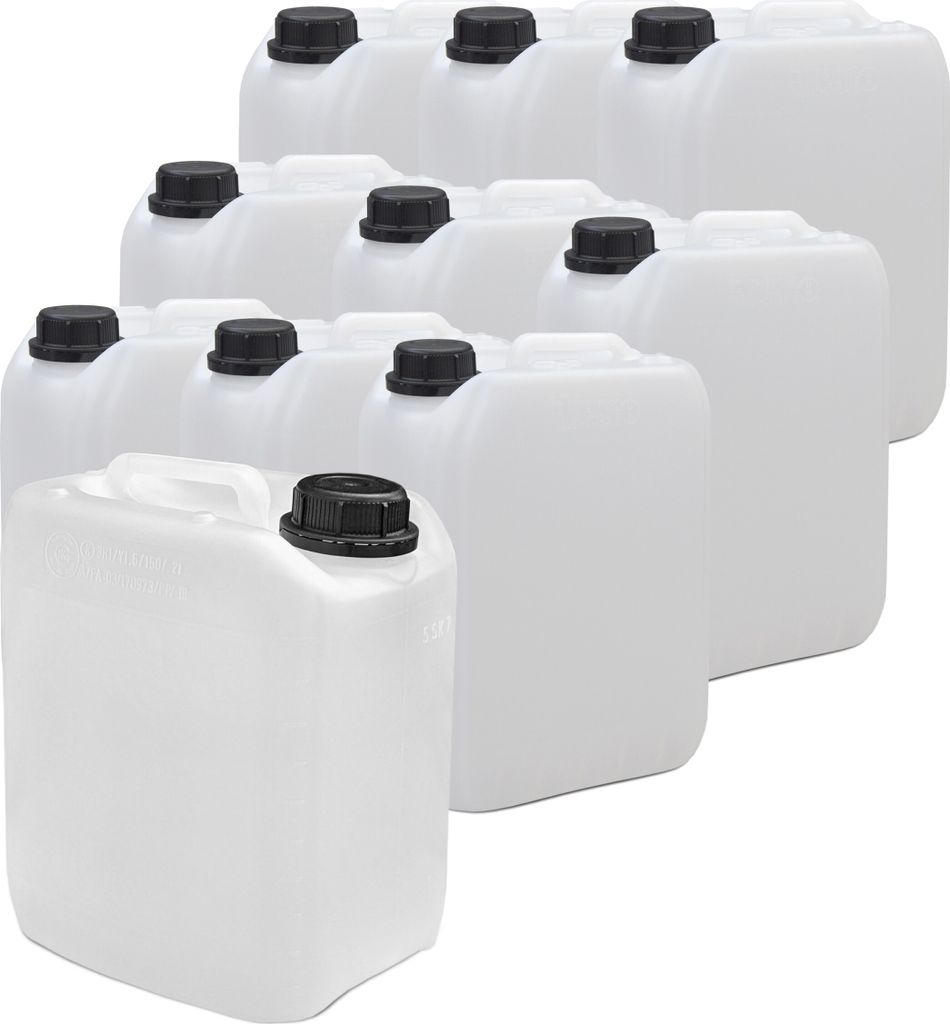 plasteo® 10 x 5 Liter Kanister Wasserkanister | Kaufland.de