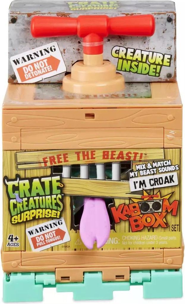 MGA Crate Creatures Prekvapenie Kaboom Box so zvukom