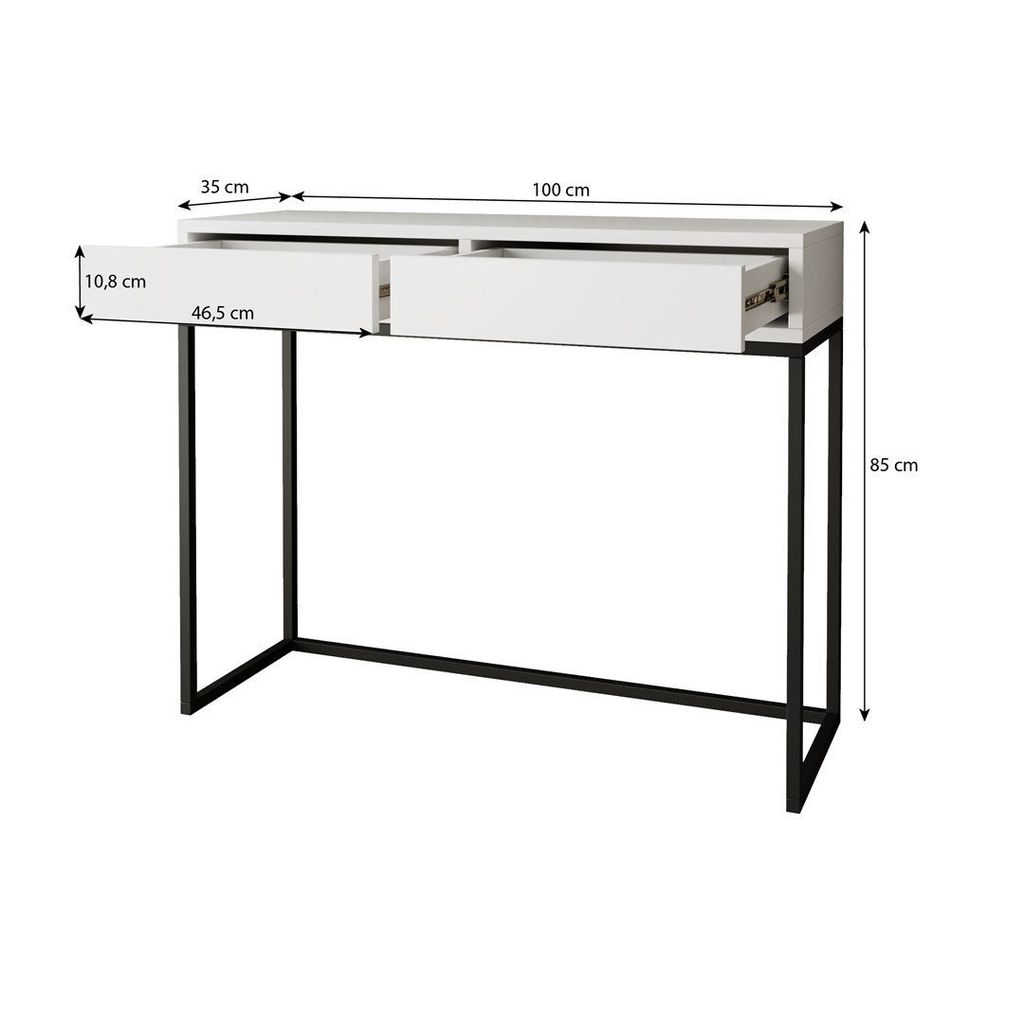 BEAUTYSOFA Konsolentisch LANGO 100cm - | Kaufland.de