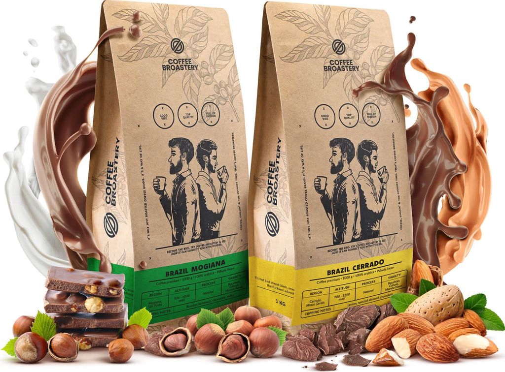 Coffee Broastery Kaffeeset - Brasilien Mogiana + Cerrado