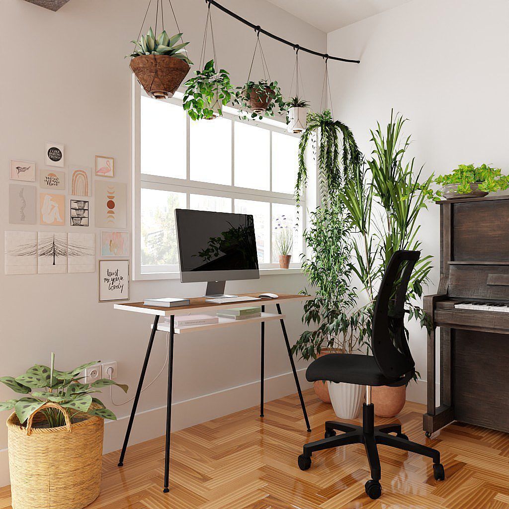 LEVIRA Tisch, Schreibtisch, Computertisch, Bürotisch, Kost