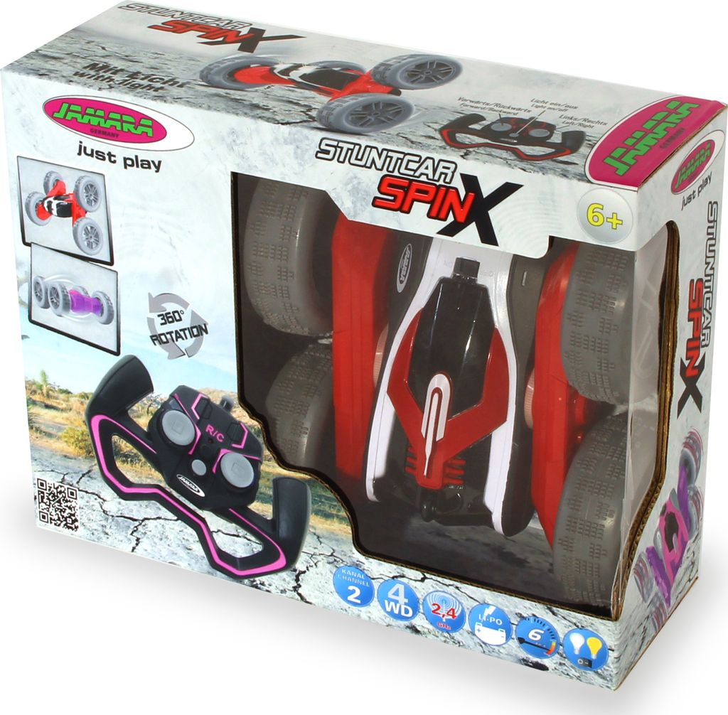 SpinX Stuntcar rot-schwarz 2,4GHz | Kaufland.de