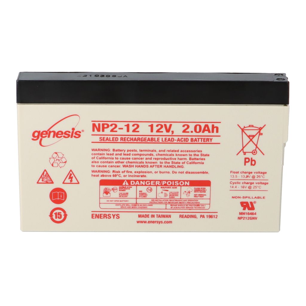 Genesis NP2-12 12V 2Ah Faston 4,8mm AGM Blei | Kaufland.de