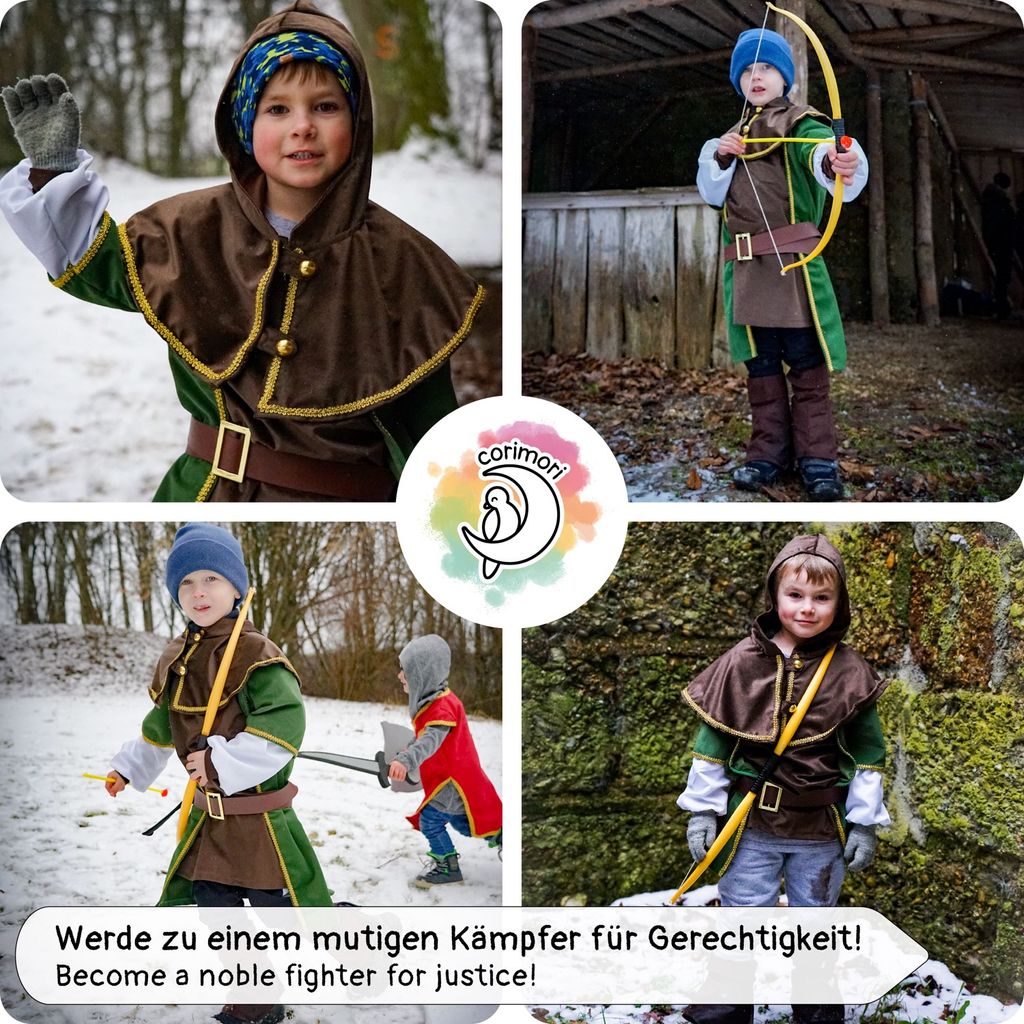Kinder Robin Hood Kostüm mit Pfeil und Bogen | Kaufland.de