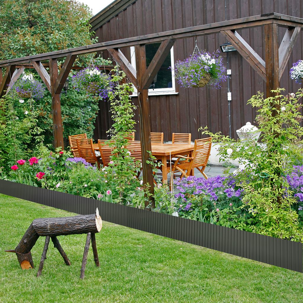 UISEBRT Schwarz Flexibel Rasenkante | Kaufland.de