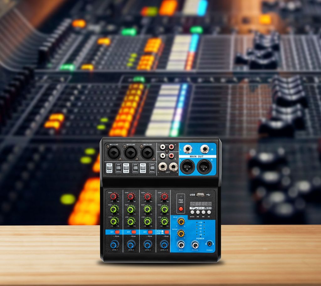 Mini Audio DJ Mixer Soundboard Console System | Kaufland.de