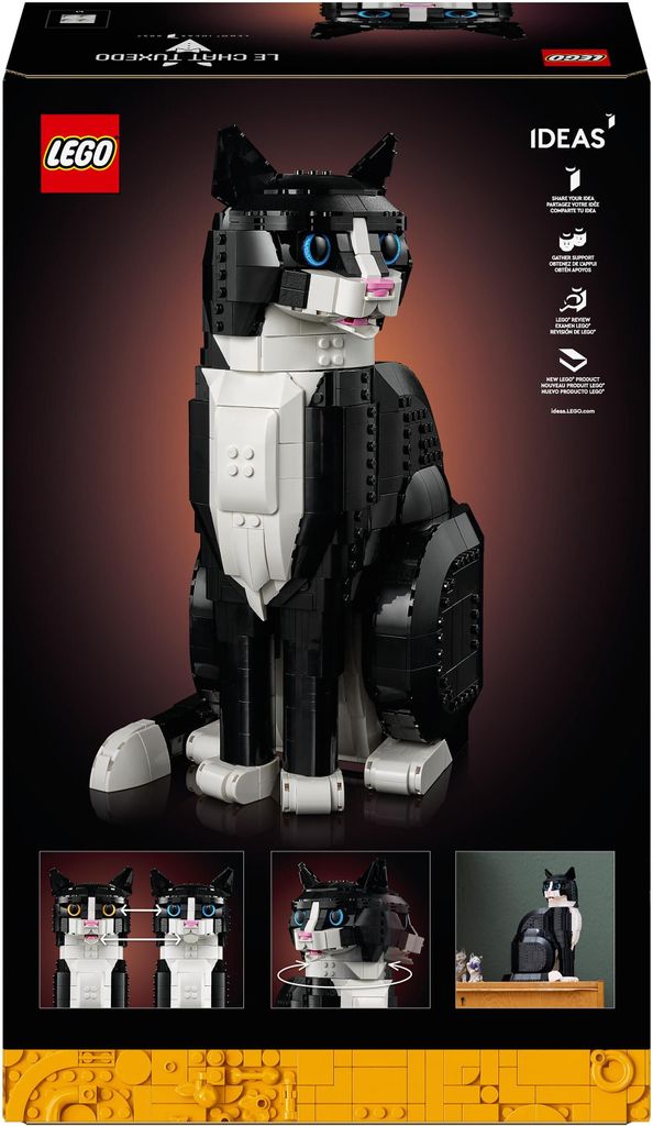 Biało-czarny kot Klocki LEGO | Kaufland.pl