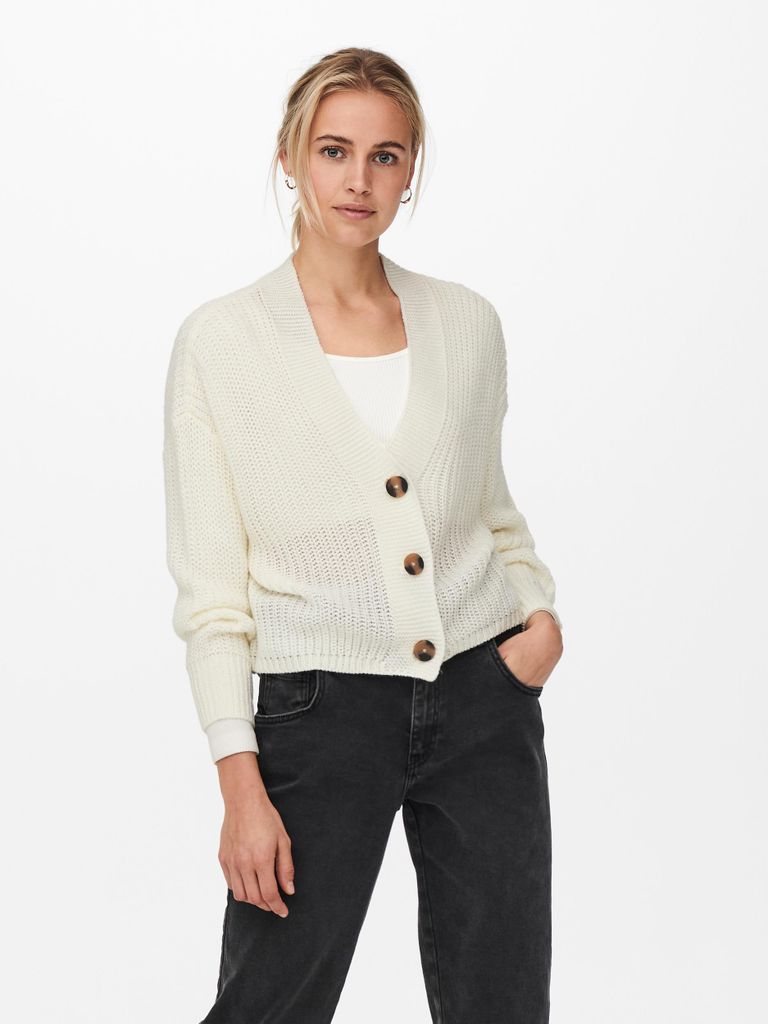 ONLY ONLCAROL NICE L/S CARDIGAN KNT NOOS Jet | Kaufland.de