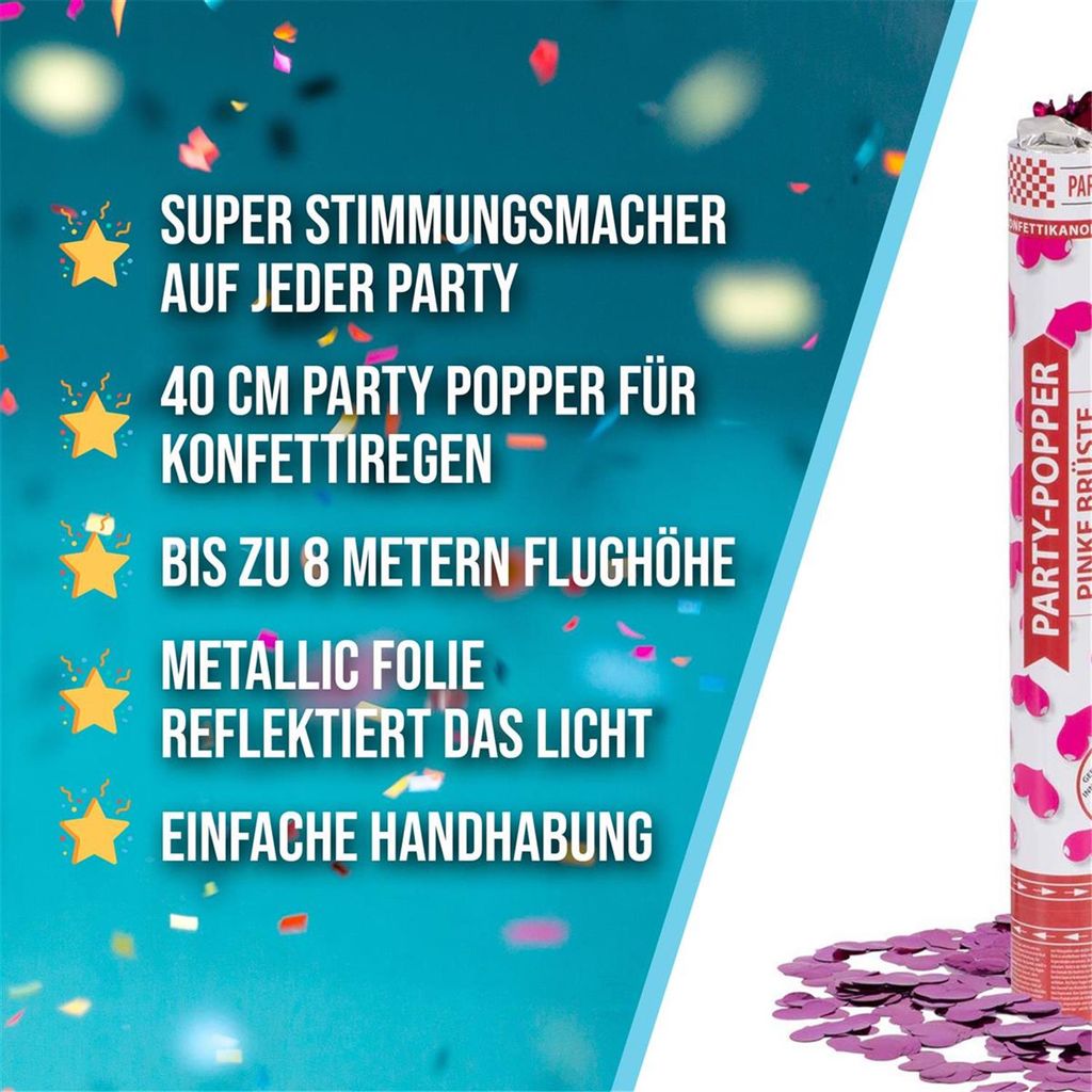 Party Popper 40cm Pinke Brüste | Kaufland.de
