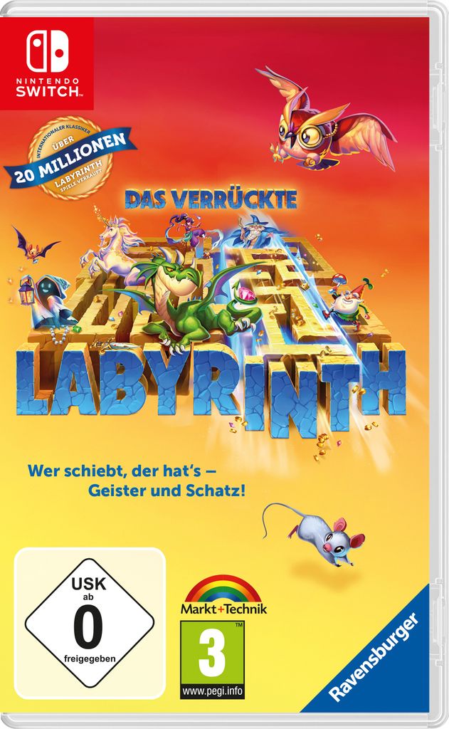 Das verrückte Labyrinth Nintendo Switch-Spiel Spiele