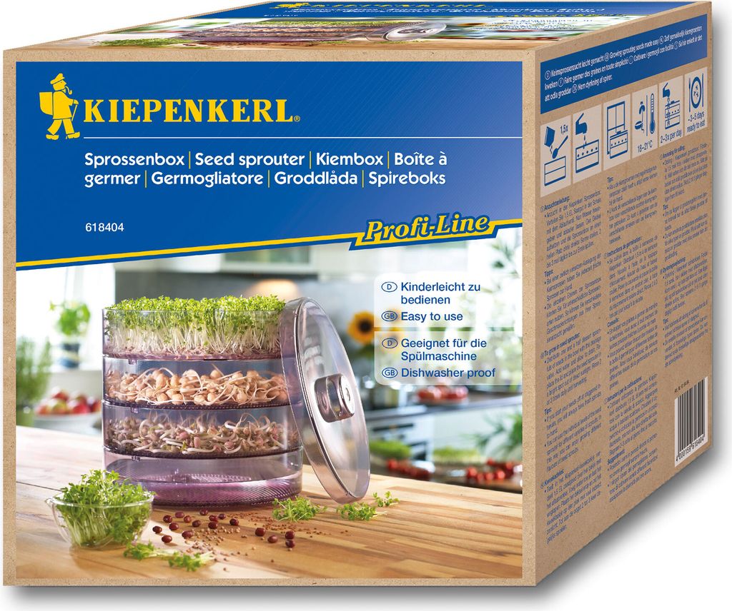 Kiepenkerl Profi-Line Sprossenbox , Set Kräutersamen