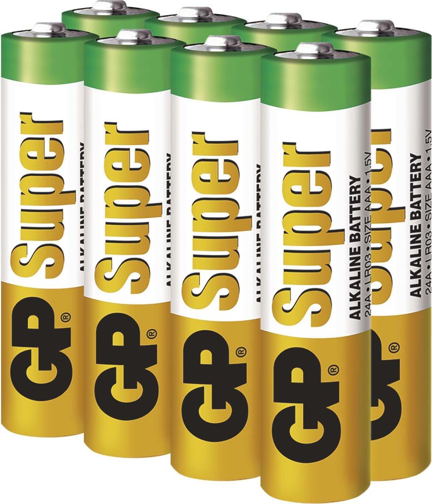 GP Alkalická baterie Super AAA (LR03), 6+2 | Kaufland.cz