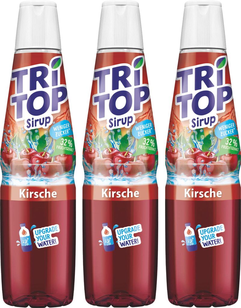 Tri Top Kirsche Sirup 3er Pack