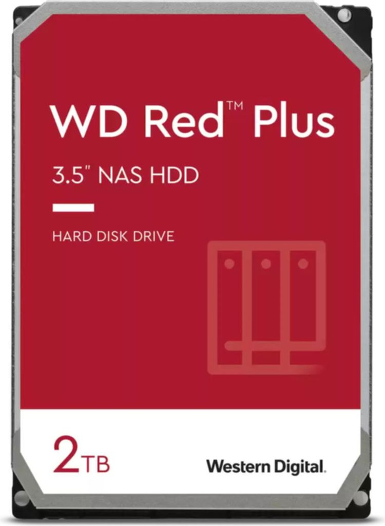 Western Digital WD Red Plus 2TB 64MB 3.5 Zoll SATA Interne
