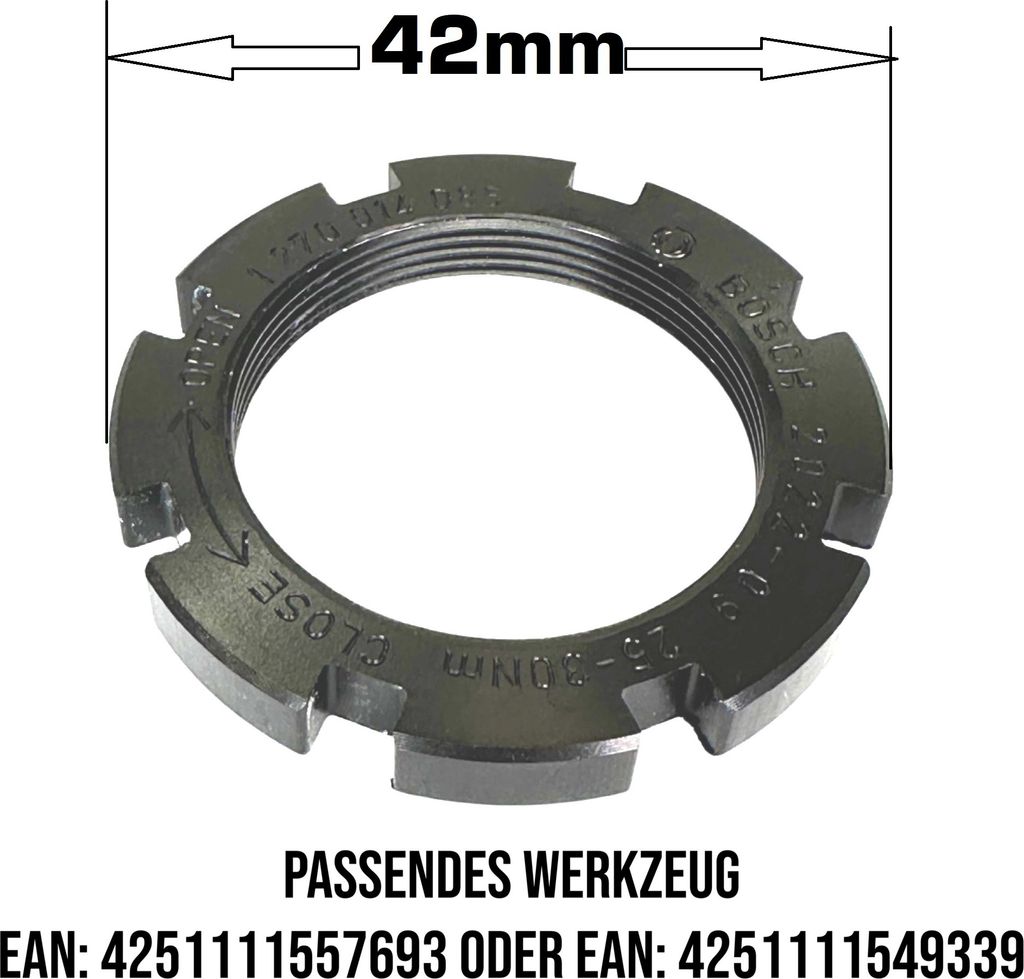 Bosch Ebike Motor Kettenblatt Spider Lockring | Kaufland.de