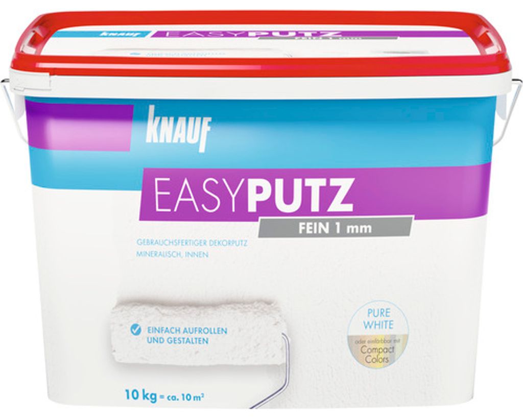 Knauf EASYPUTZ Dekorputz 1 mm Fein Weiss 10 | Kaufland.de