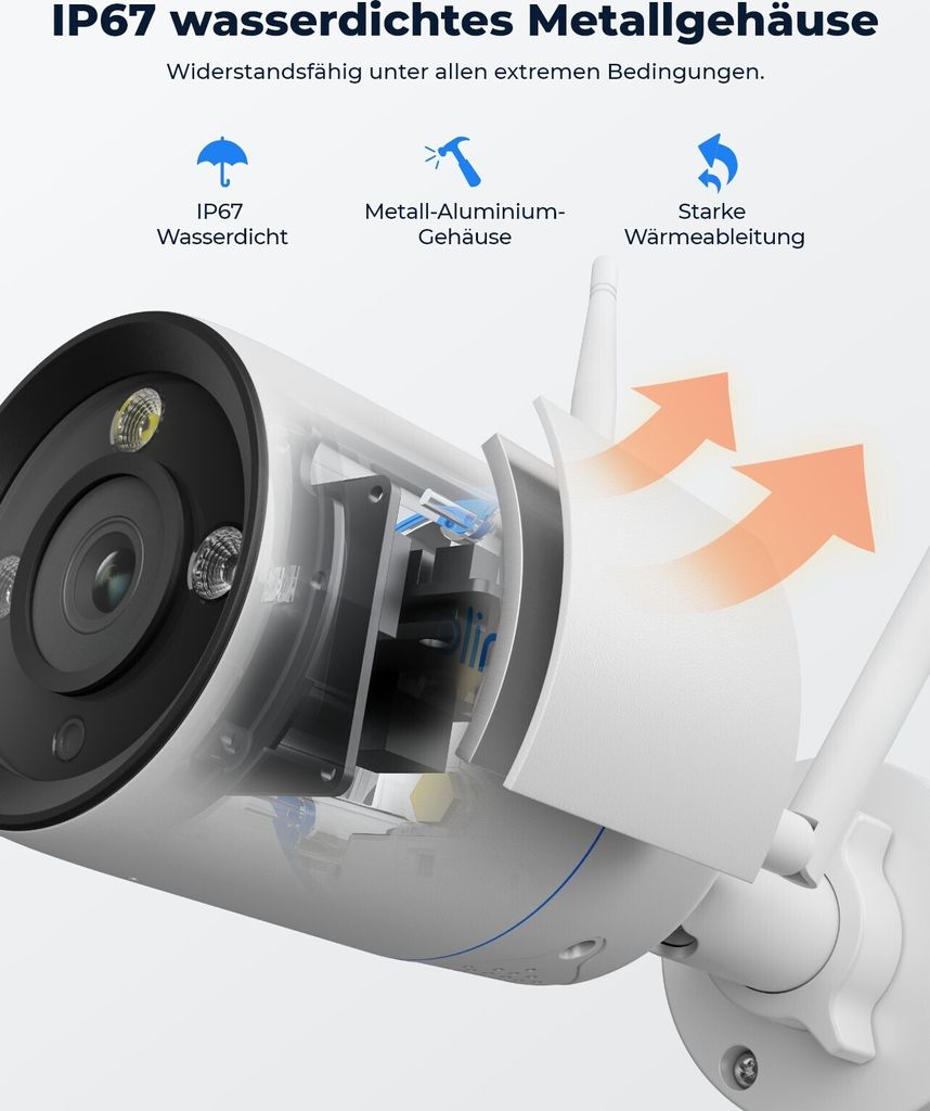 Reolink RLC-810WA WLAN Überwachungskamera | Kaufland.de