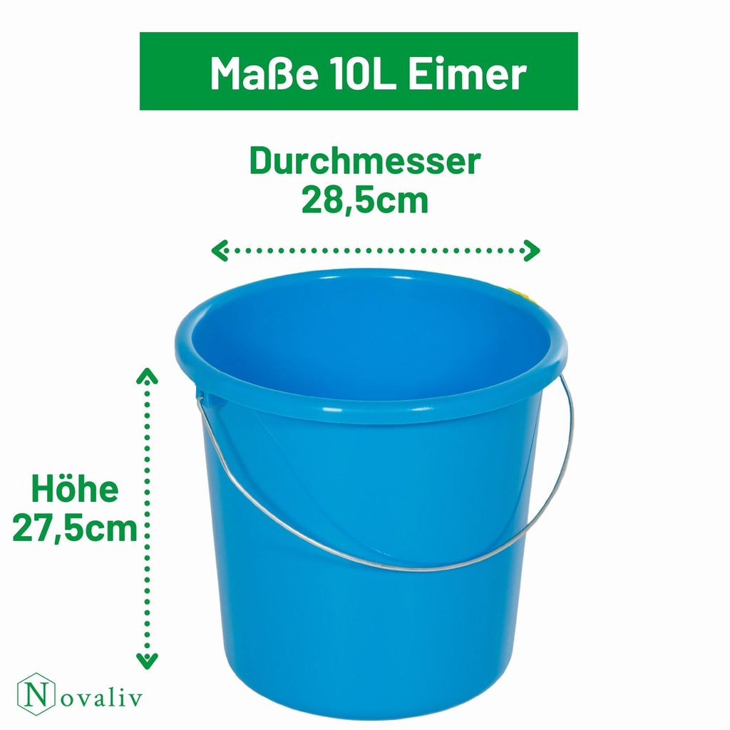 Novaliv 5 Stück Eimer 10L Blau mit | Kaufland.de