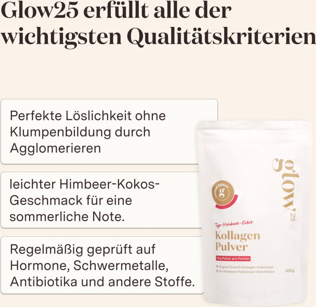 Glow25® Collagen Pulver [450g] - | Kaufland.de