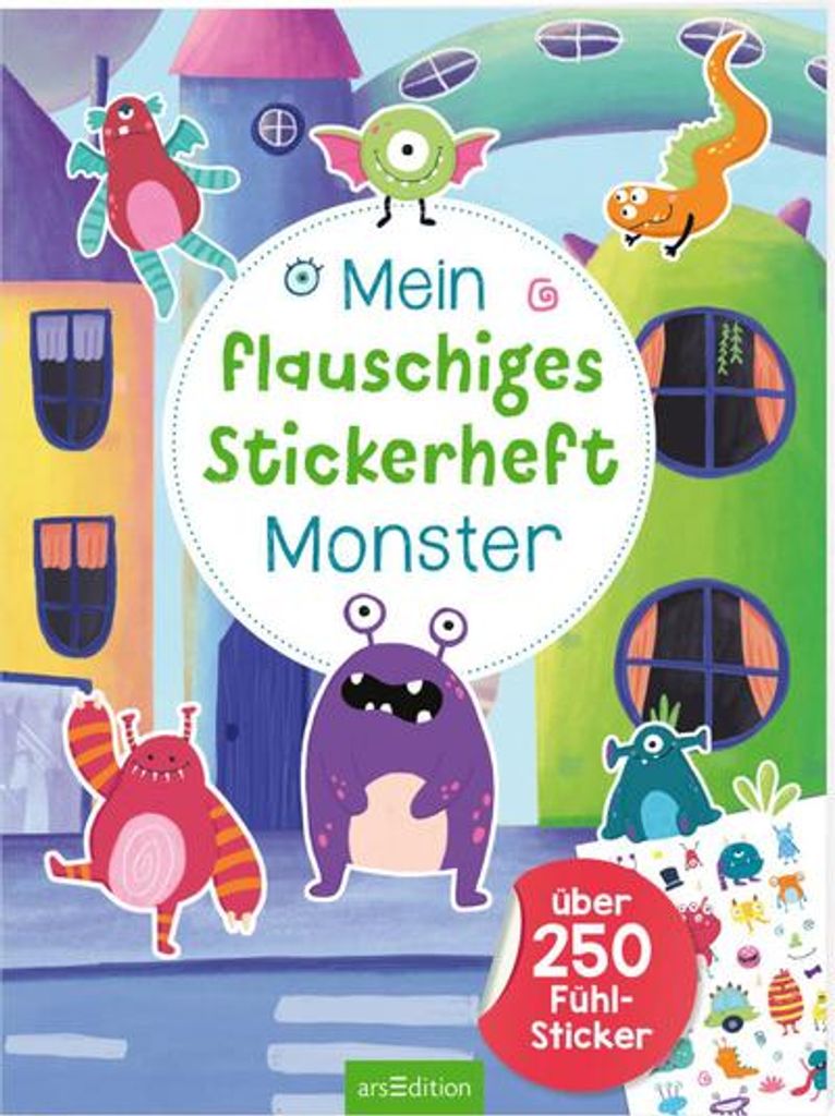 Mein flauschiges Stickerheft Monster | Kaufland.de