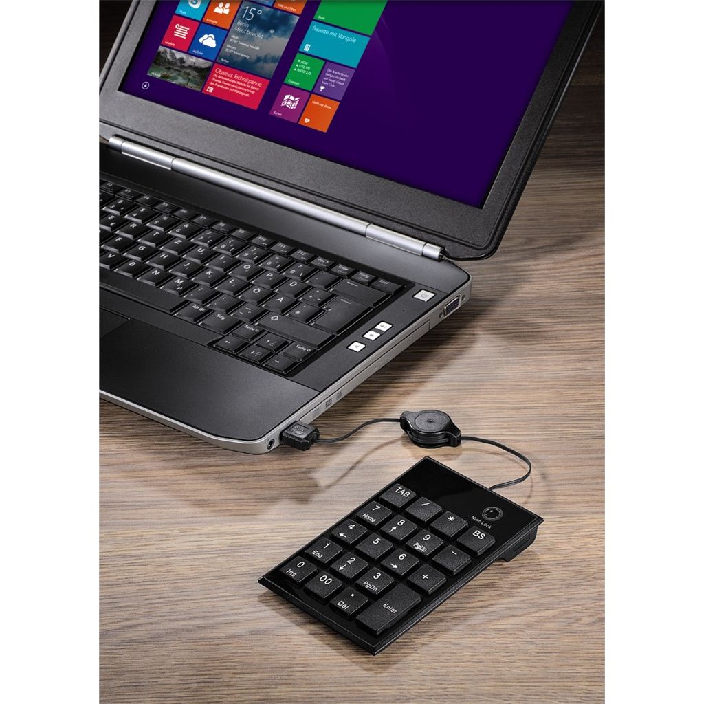 Hama Slimline Keypad "SK140", Schwarz | Kaufland.cz