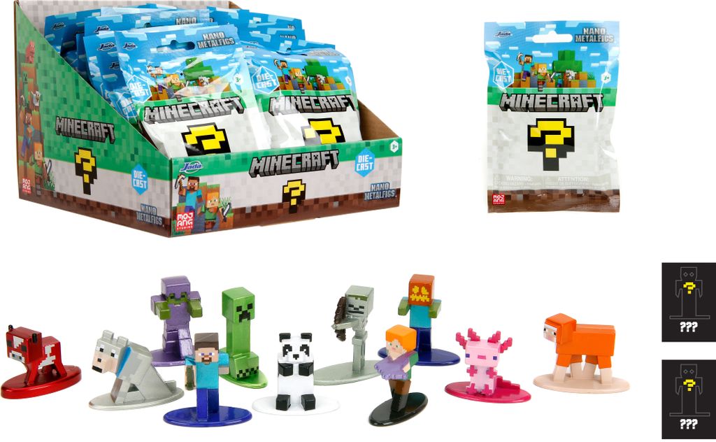 Minecraft Blind Pack Nanofigs - Sammelfigur Minecraft - 4cm