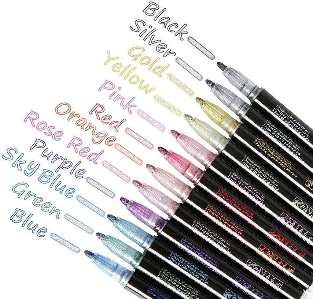 Metallic Marker Stifte Outline Stift, 12 | Kaufland.de