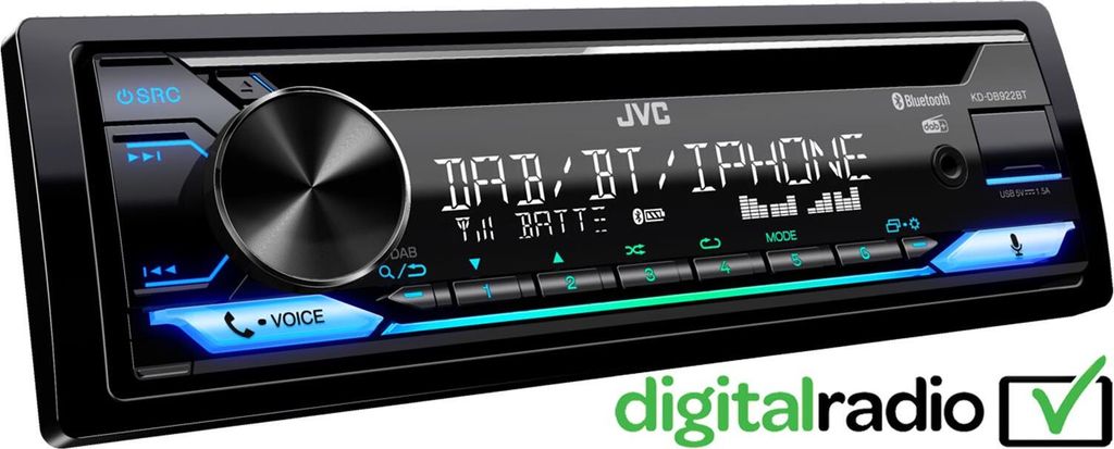 JVC KD-DB922BT USB CD MP3 FLAC Autoradio | Kaufland.de