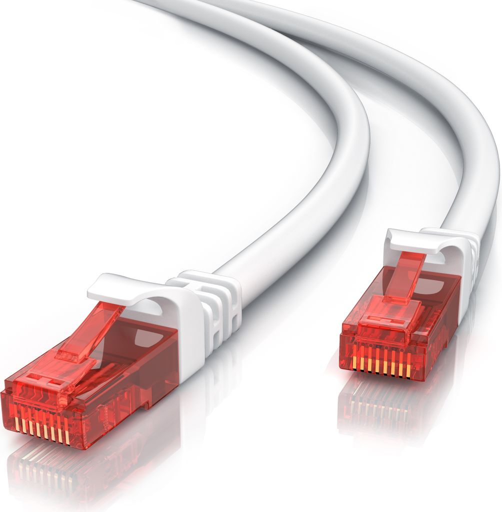 CSL Cat 6 Gigabit Ethernet LAN Kabel - mehrfach geschirmt