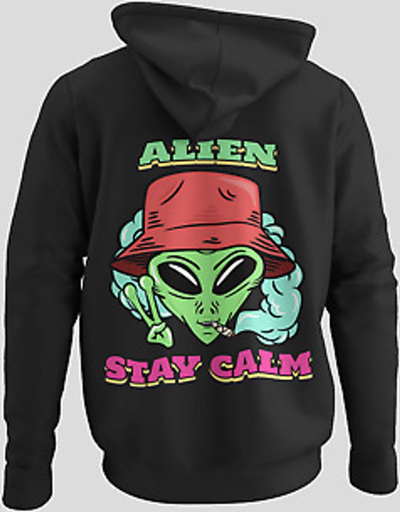 Pánská mikina s kapucí 420 SO High Alien Stay | Kaufland.cz