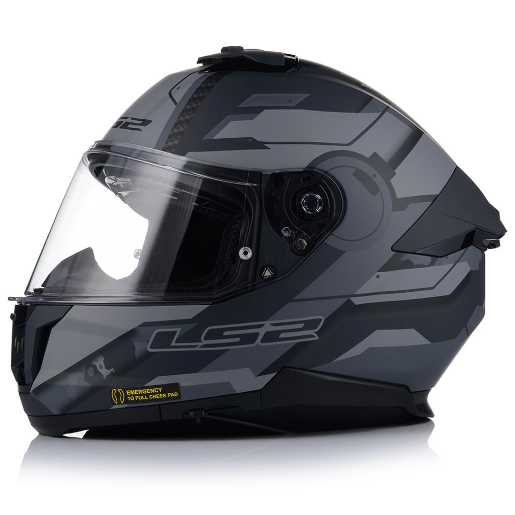 LS2 Integralhelm "FF808 Stream II Shadow grau | Kaufland.de
