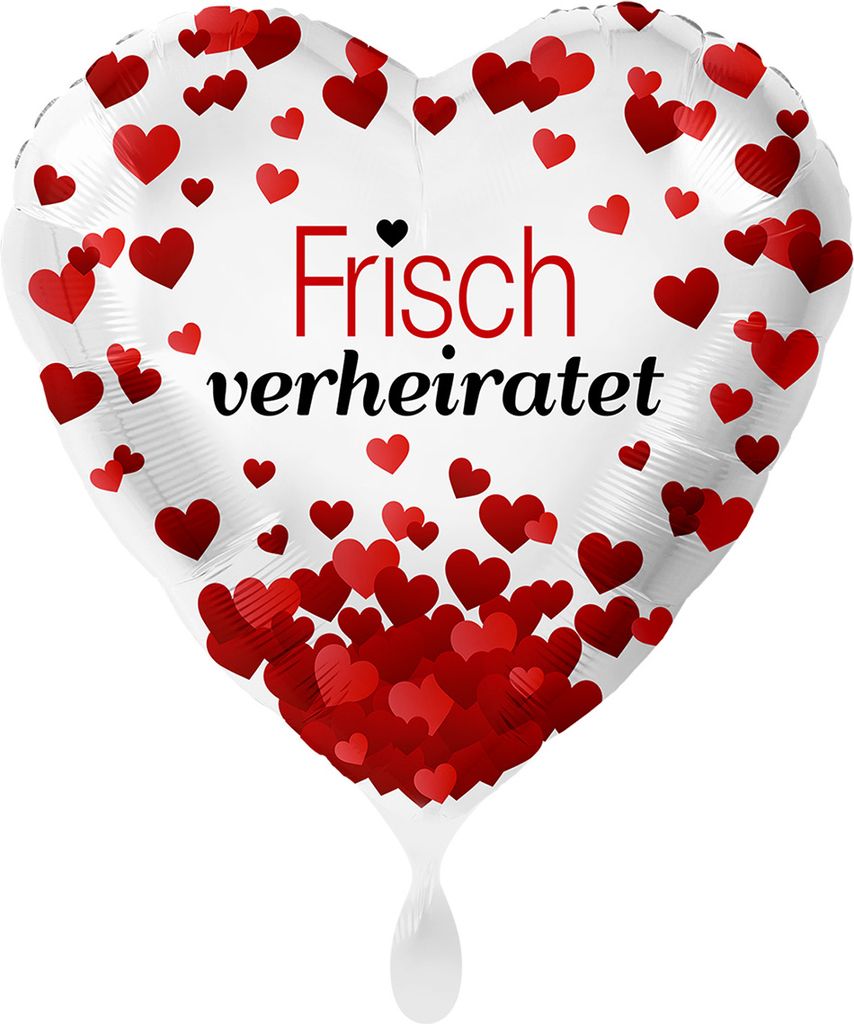 ABC18 Folienballon "Frisch Verheiratet" Herz | Kaufland.de