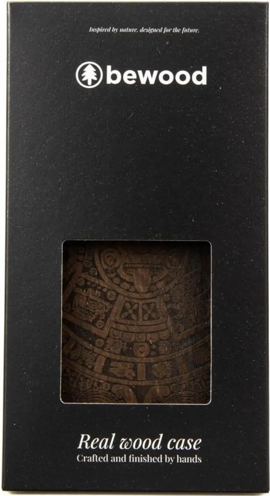 Custodia in legno Bewood per Google Pixel 9/9 Pro AZTEC CALENDARIO ZIRICOTE
