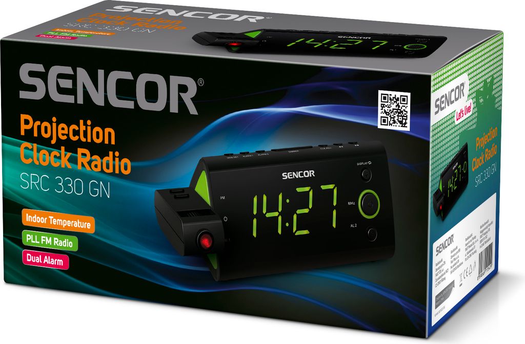 SENCOR SRC 330 GN - Radiobudík, LED displej, | Kaufland.cz