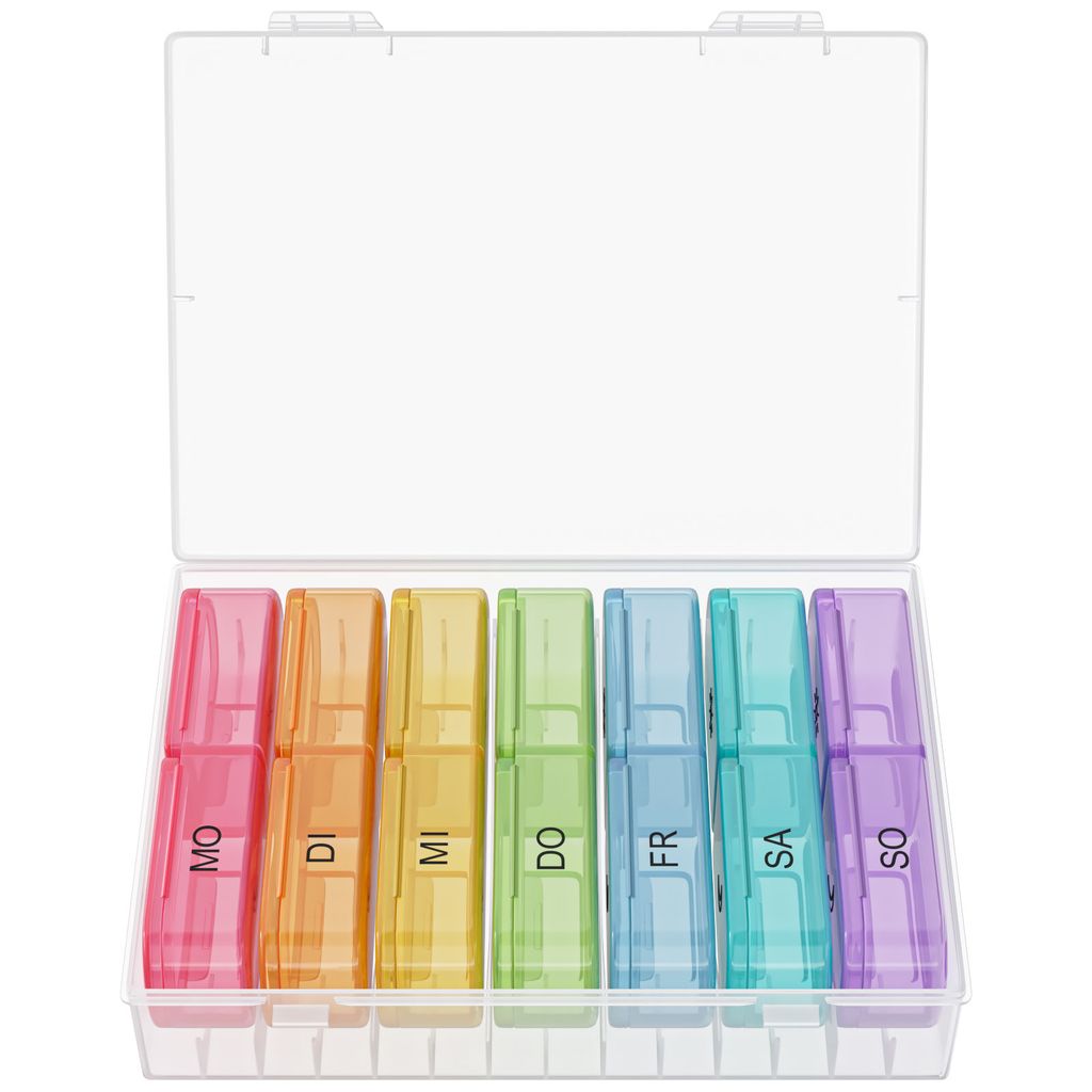 WELLGRO Tablettenbox für 7 Tage - Pillendose | Kaufland.de