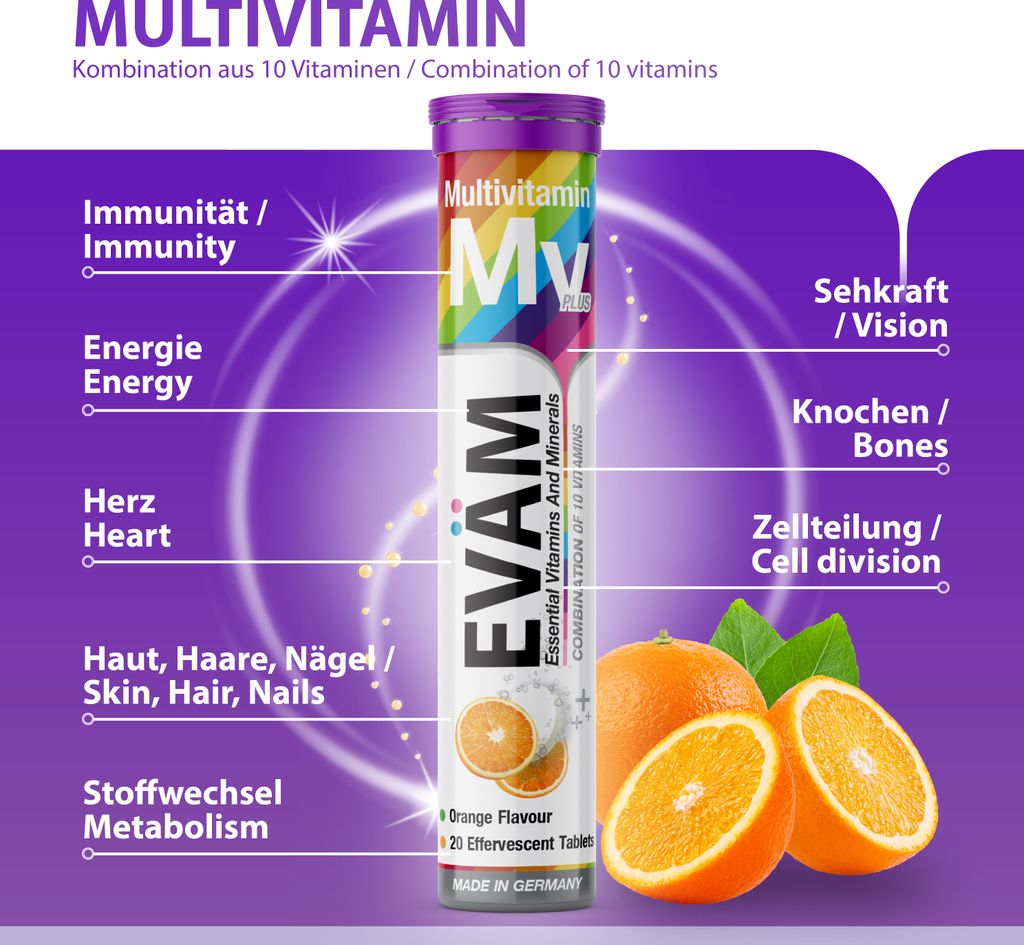 EVÄM Multivitamínové šumivé tablety s | Kaufland.sk