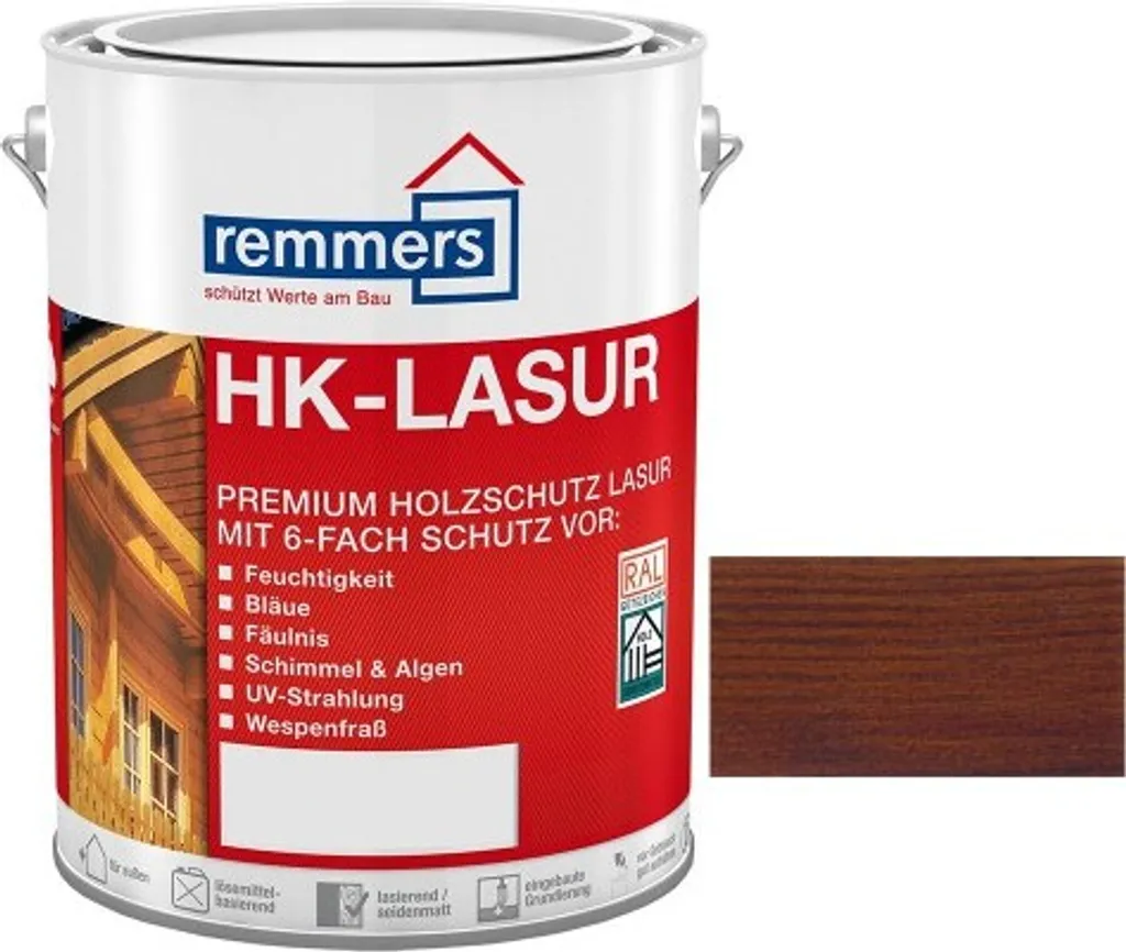 Remmers Hk Lasur Nussbaum 5 L