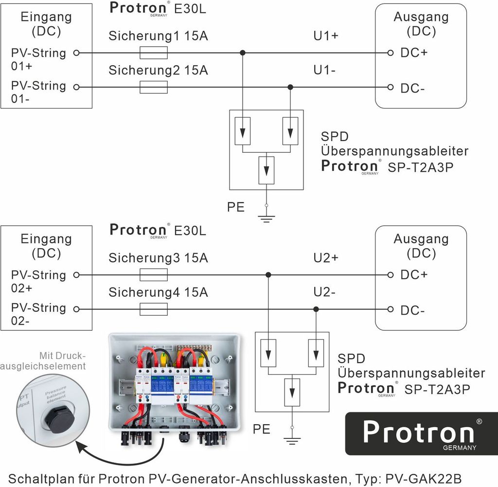 Protron PV-GAK22B - PV GAK Solar | Kaufland.de