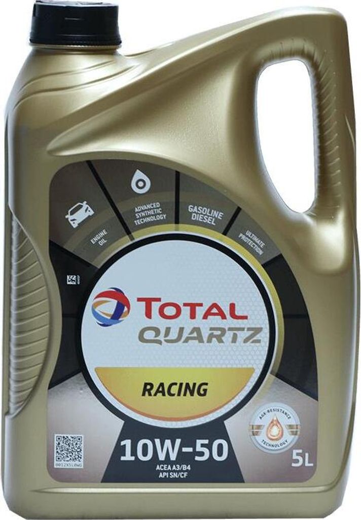 Total Quartz Racing 10W-50 5 Liter Motoröle