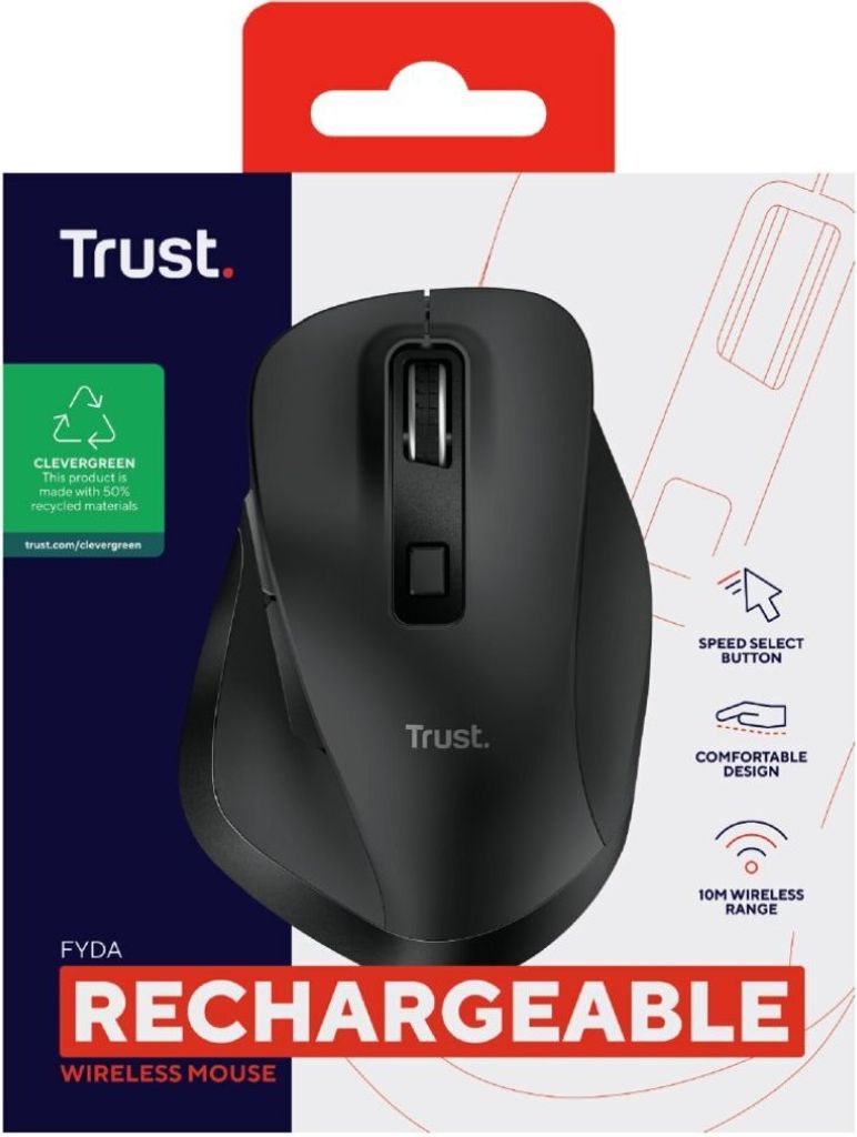Trust Fyda Bezdrôtová Myš Eco Myši k PC | Kaufland.sk