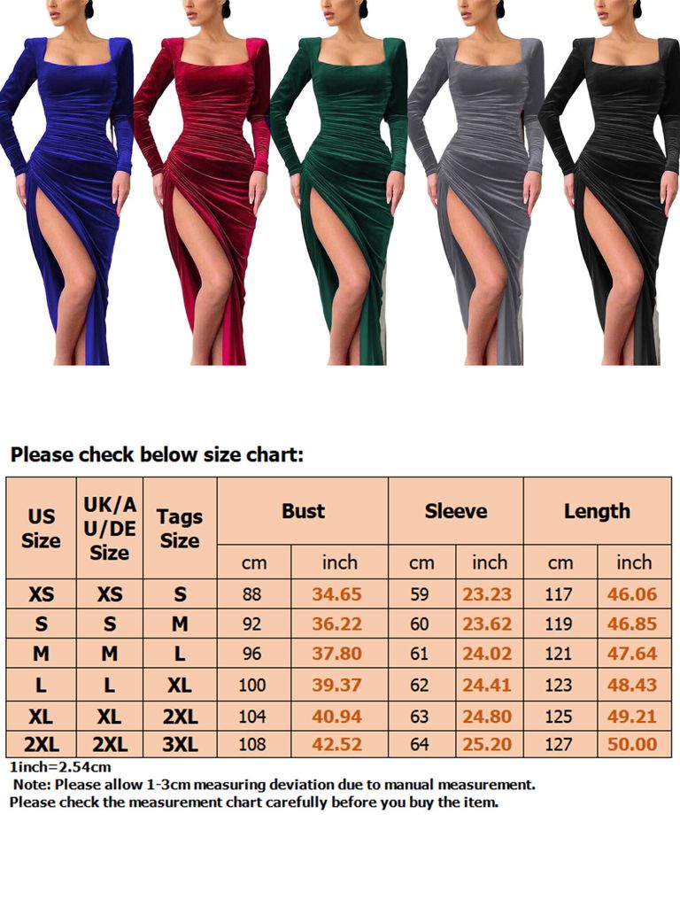 Damen Abendkleider Square Neck Langes Kleid | Kaufland.de