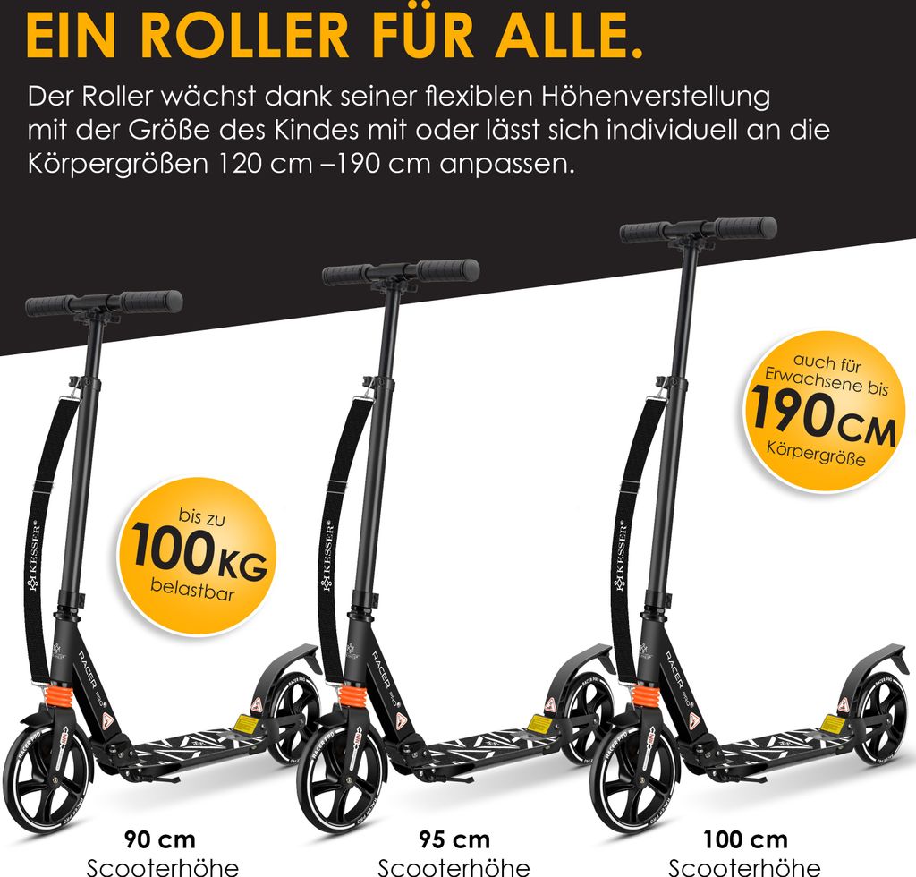 KESSER® Cityroller Scooter 205mm Räder | Kaufland.de