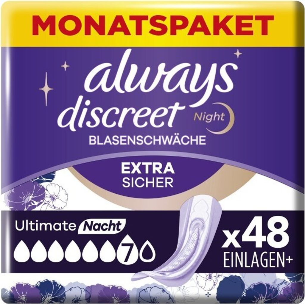 Always Discreet Incontinence Pads Plus Women Kaufland