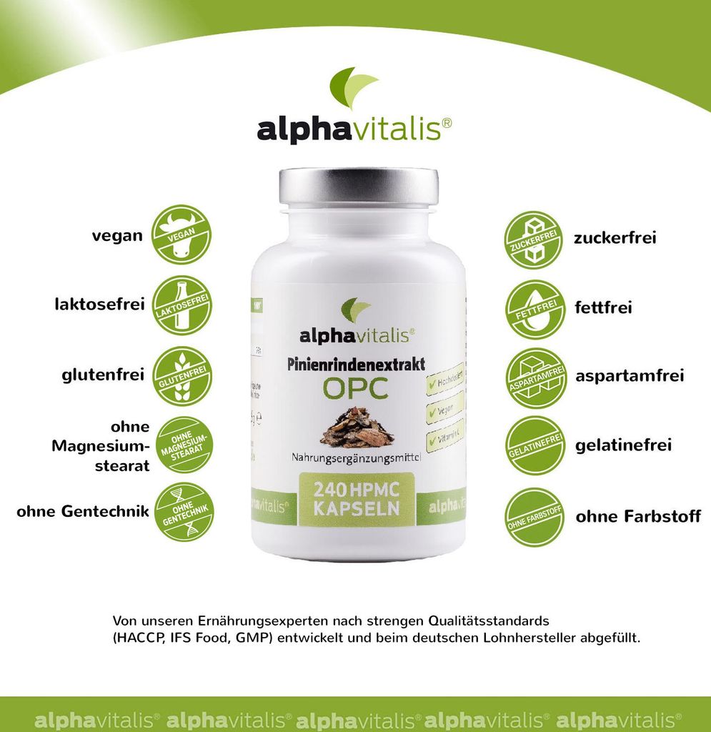 Alphavitalis Pinienrinden Extrakt mit OPC + | Kaufland.de