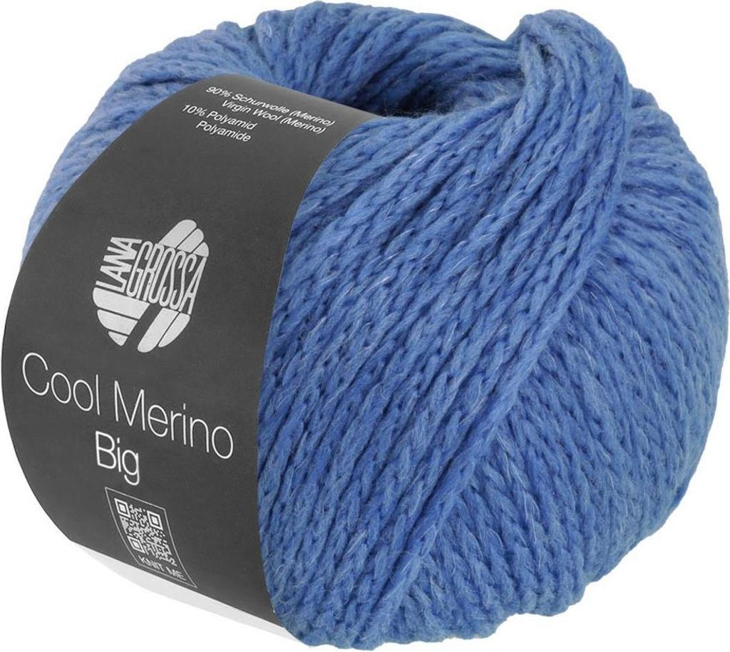 Lana Grossa - Cool Merino Big 0224 blau Wolle
