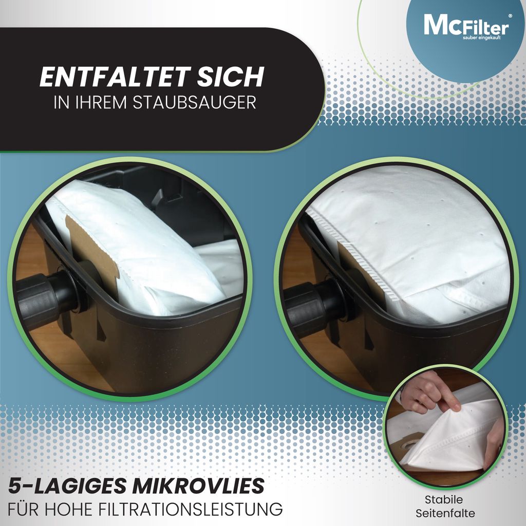 McFilter | 20 Staubsaugerbeutel 10l | | Kaufland.de