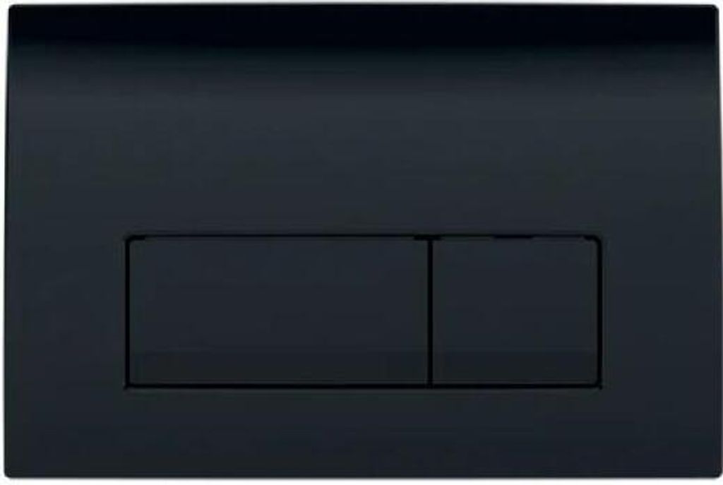 Geberit Delta50 Betätigungsplatte, vorne, schwarz RAL 9005,