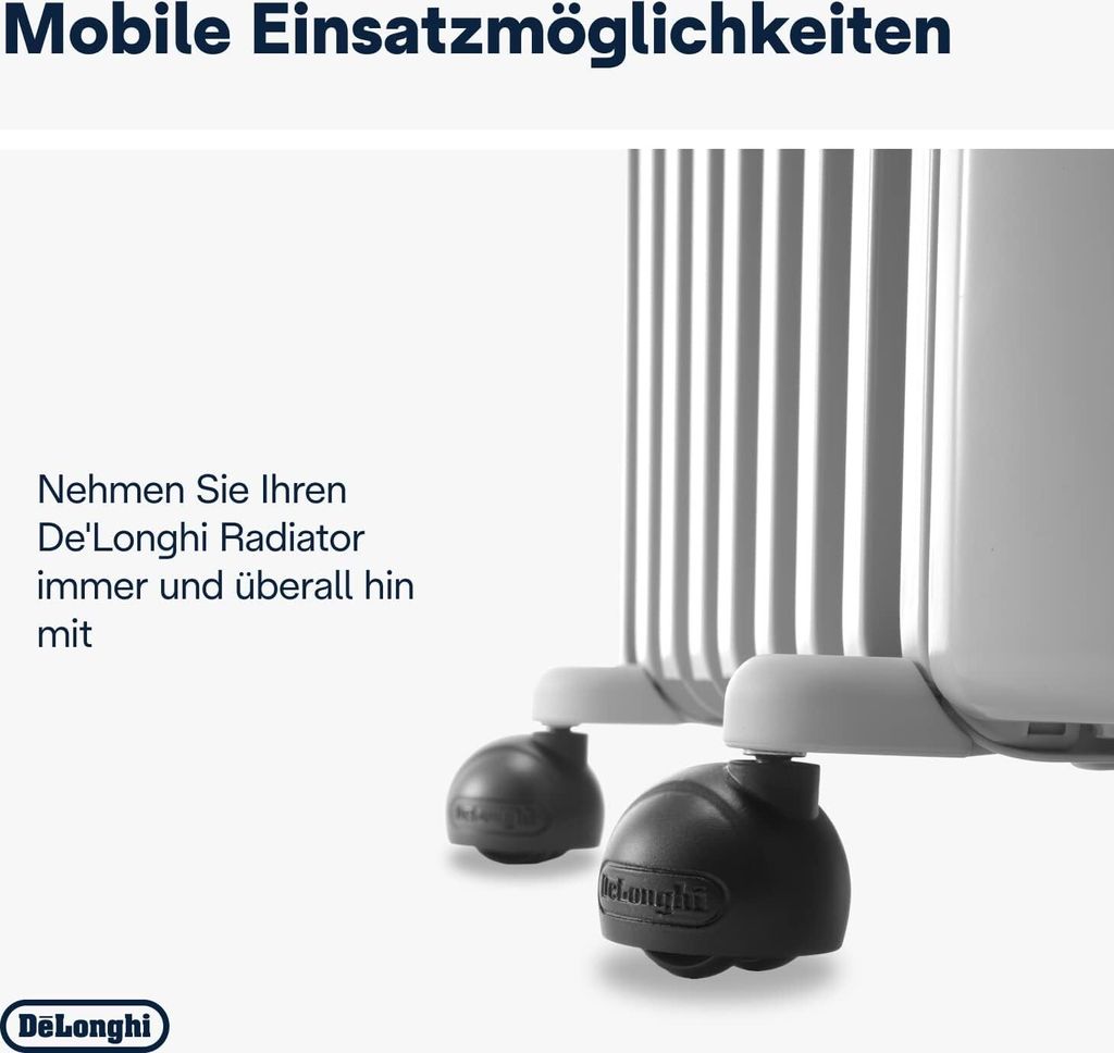 DeLonghi TRRS0715 Radiator 7 Rippen, 1500W, | Kaufland.de
