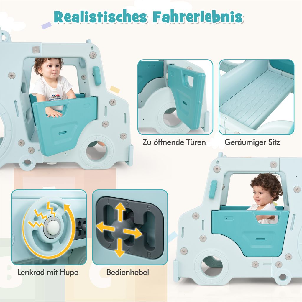 COSTWAY Kinder Rutsche, 3 in 1 Kinderrutsche | Kaufland.de