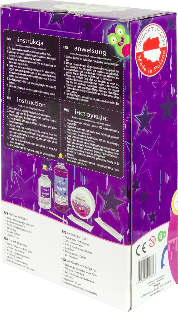 Zestaw Super Slime XL - Sliz svietiaci v tme | Kaufland.sk